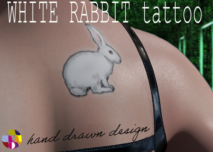 Second Life Marketplace - White Rabbit - Bom shoulder tattoo